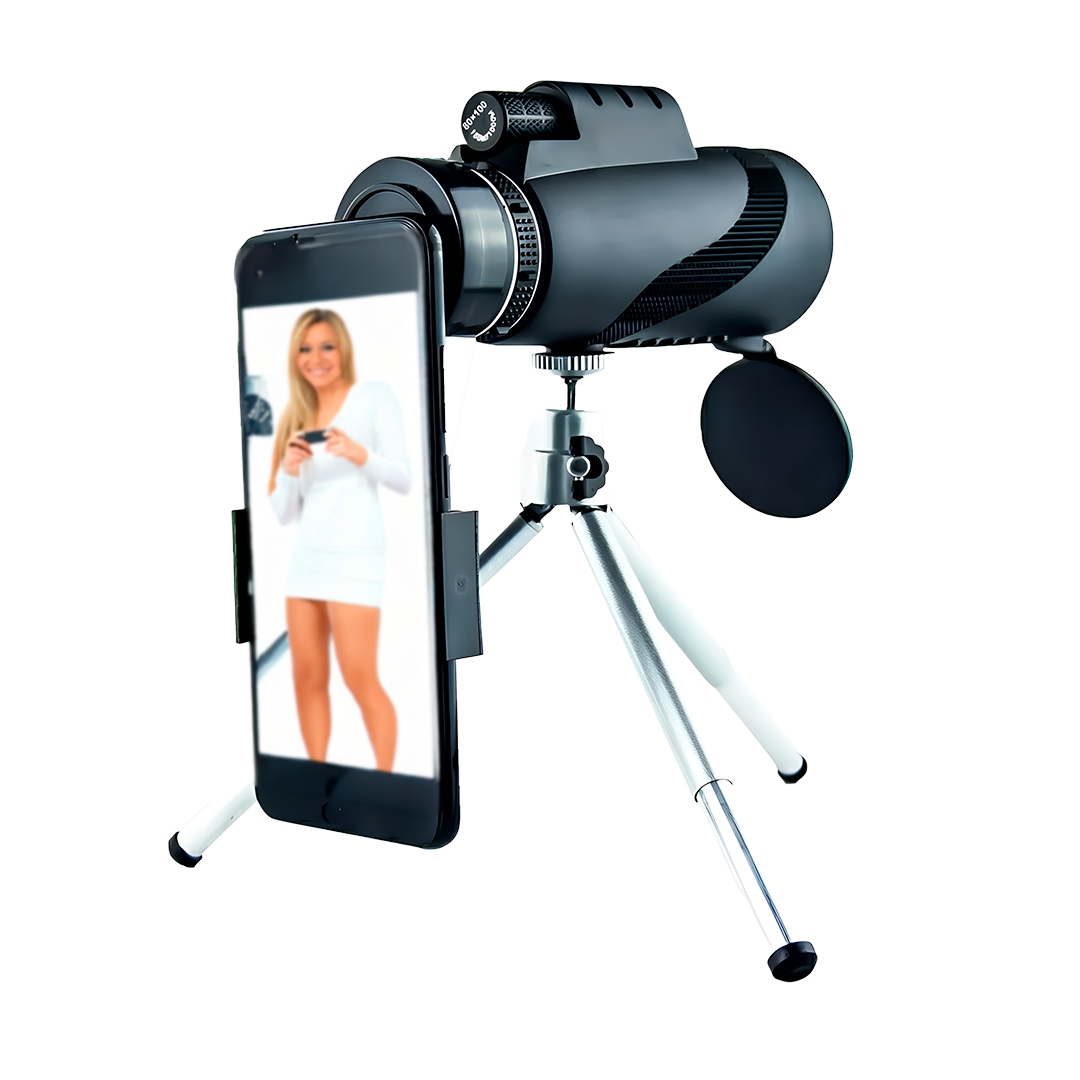 SkyScout Pro High Power Monocular Telescope – 10X Zoom & Smartphone ...