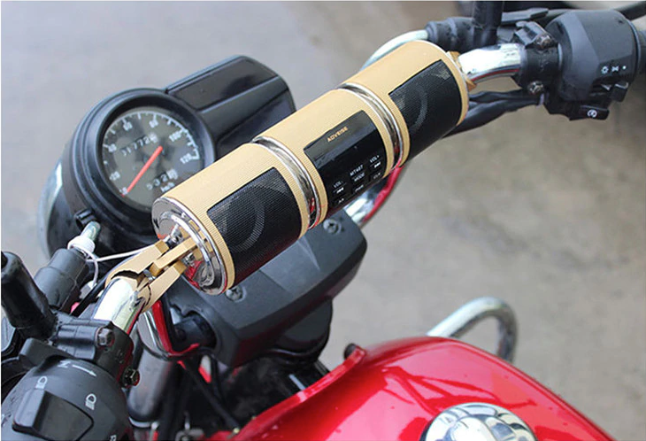 Loud & Clear ThunderRide Motorcycle Handlebar Speakers – Bluetooth ...