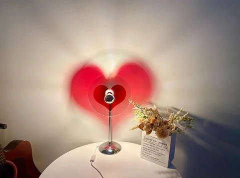 LumiHeart Heart Projector Lamp – Create a Romantic Glow Anywhere ...