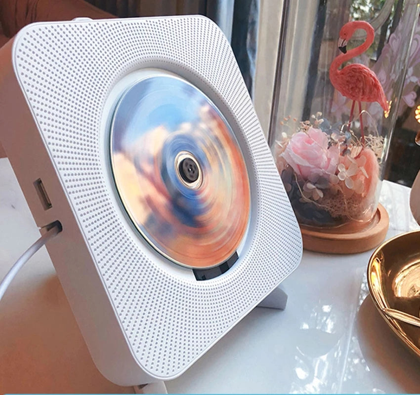 MelodicMount Wall Mountable CD Player – Bluetooth, FM Radio & USB ...