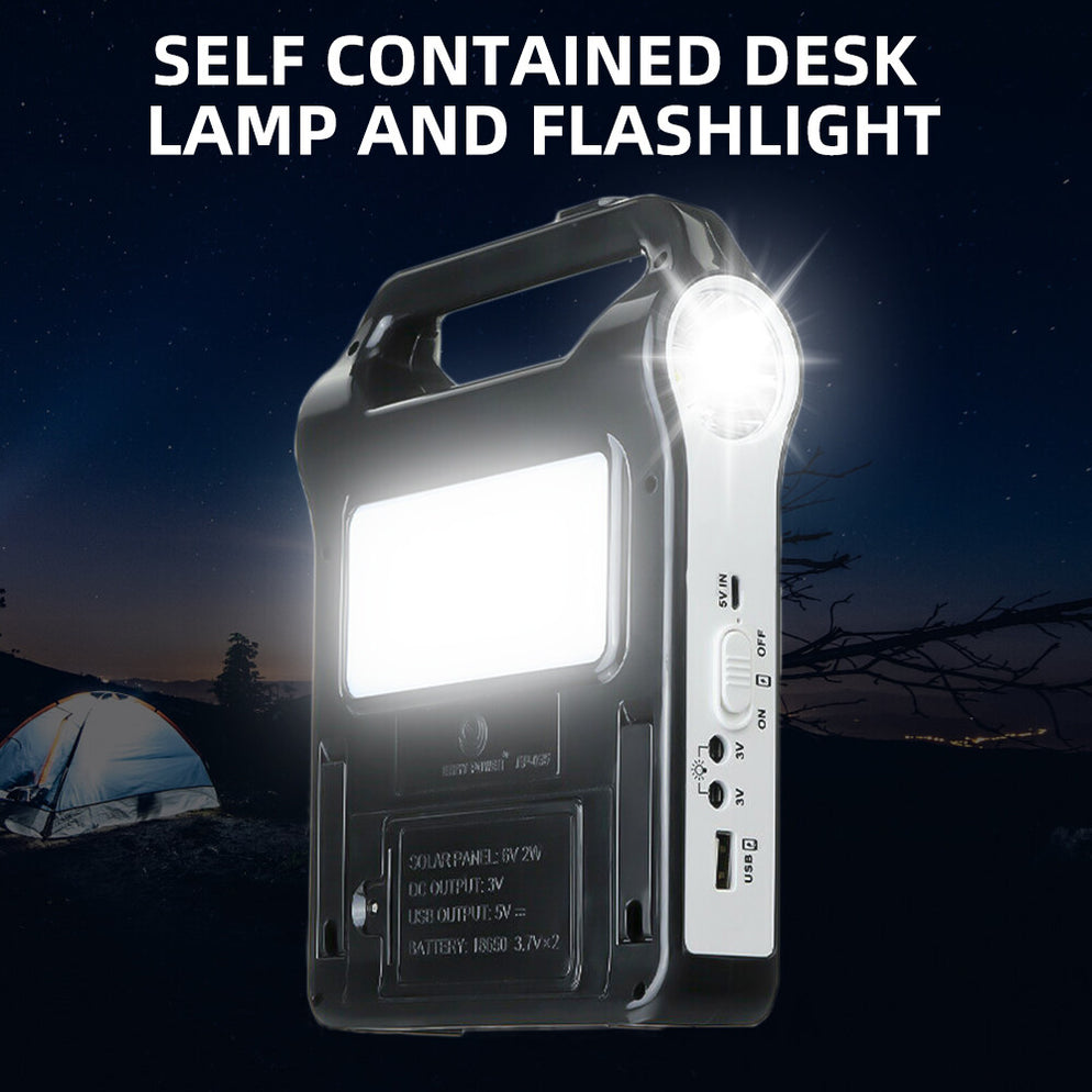 Portable Solar LED Light | USB Rechargeable Lantern | Solar Charging ...