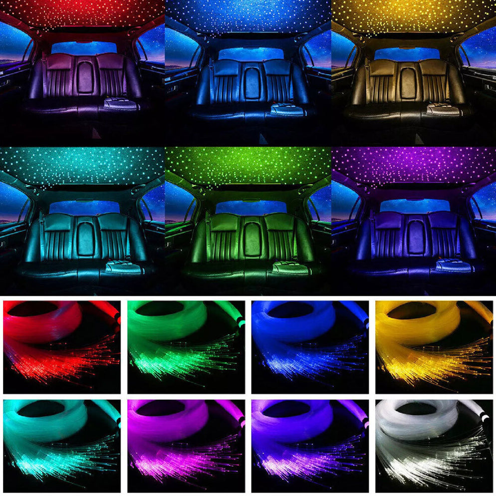 Car Fiber Optic Interior Lights | RGB LED Strip for Cars | Music Sync ...