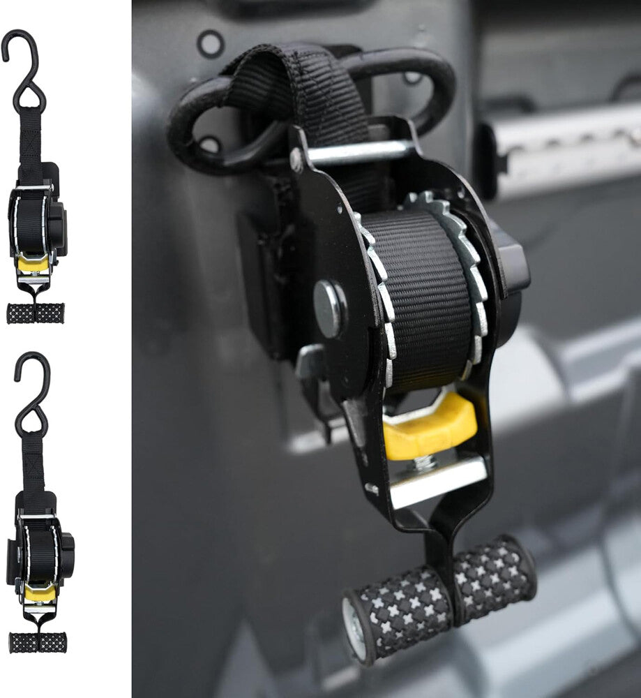 Heavy Duty Ratchet Strap | Cargo Tie Down | Quick Release | Weather ...