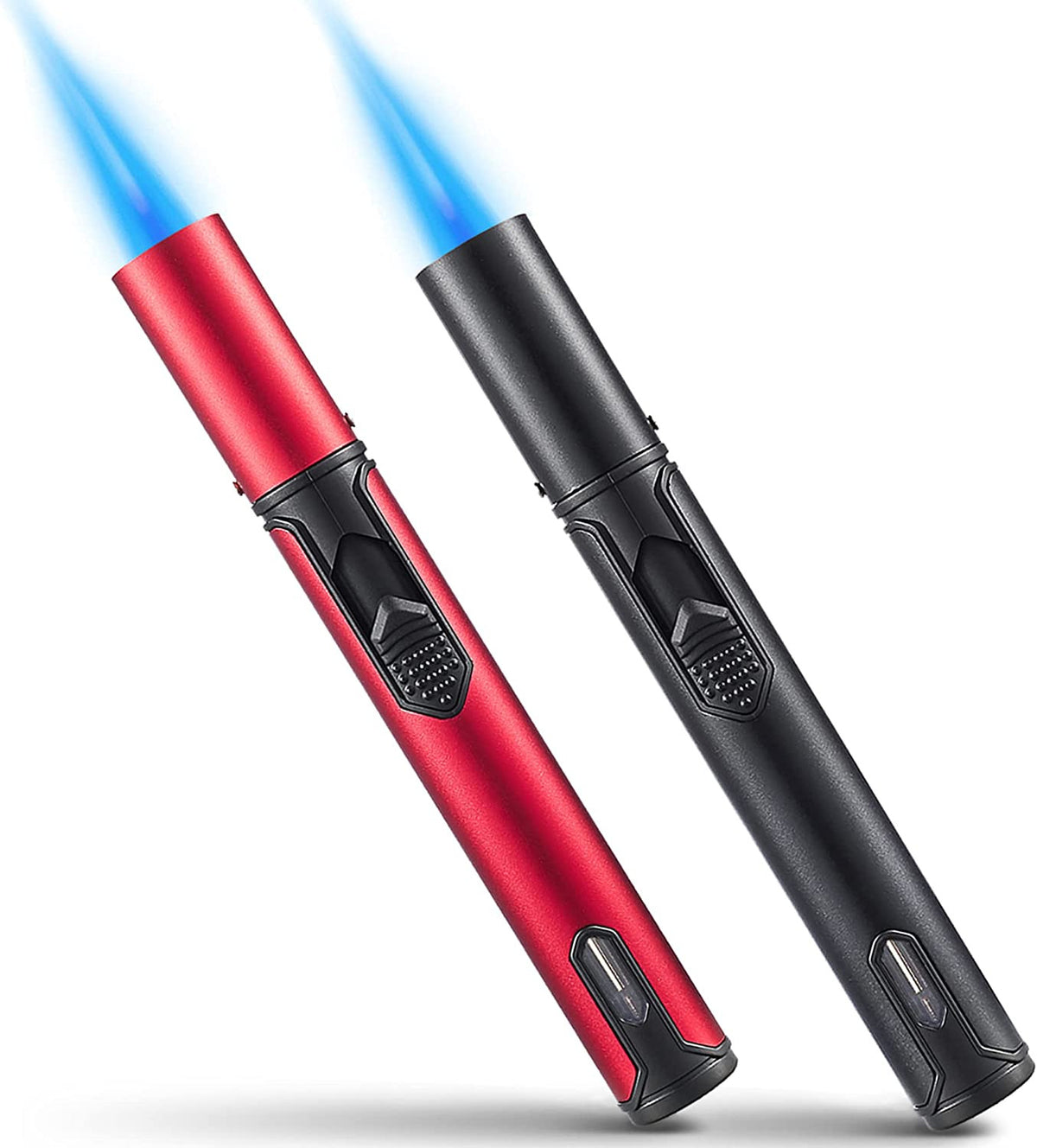 Torch Lighter | 6 Inch Pencil Butane Lighter | Adjustable Jet Flame ...