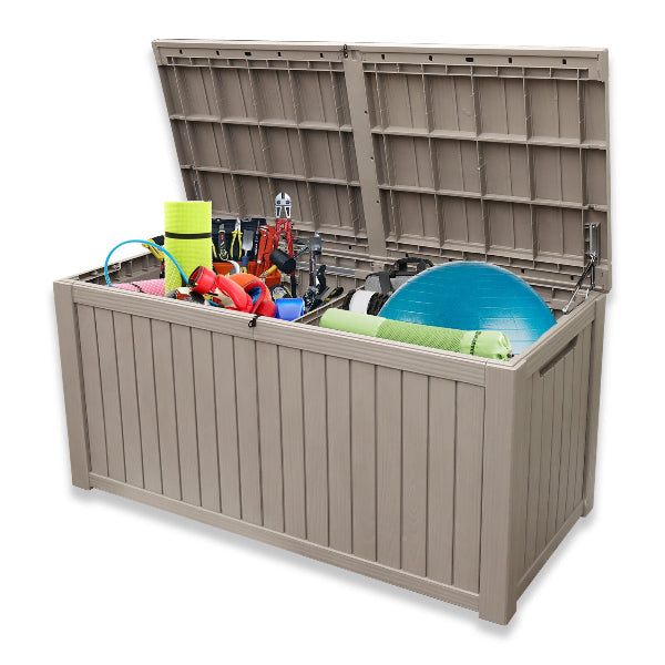 Outdoor Storage Deck Box | Patio Storage Container | Weather-Resistant ...
