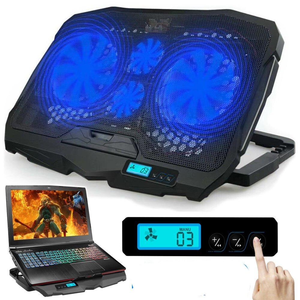 Laptop Cooling Pad | Adjustable Laptop Stand | 4 Fans | USB Powered ...