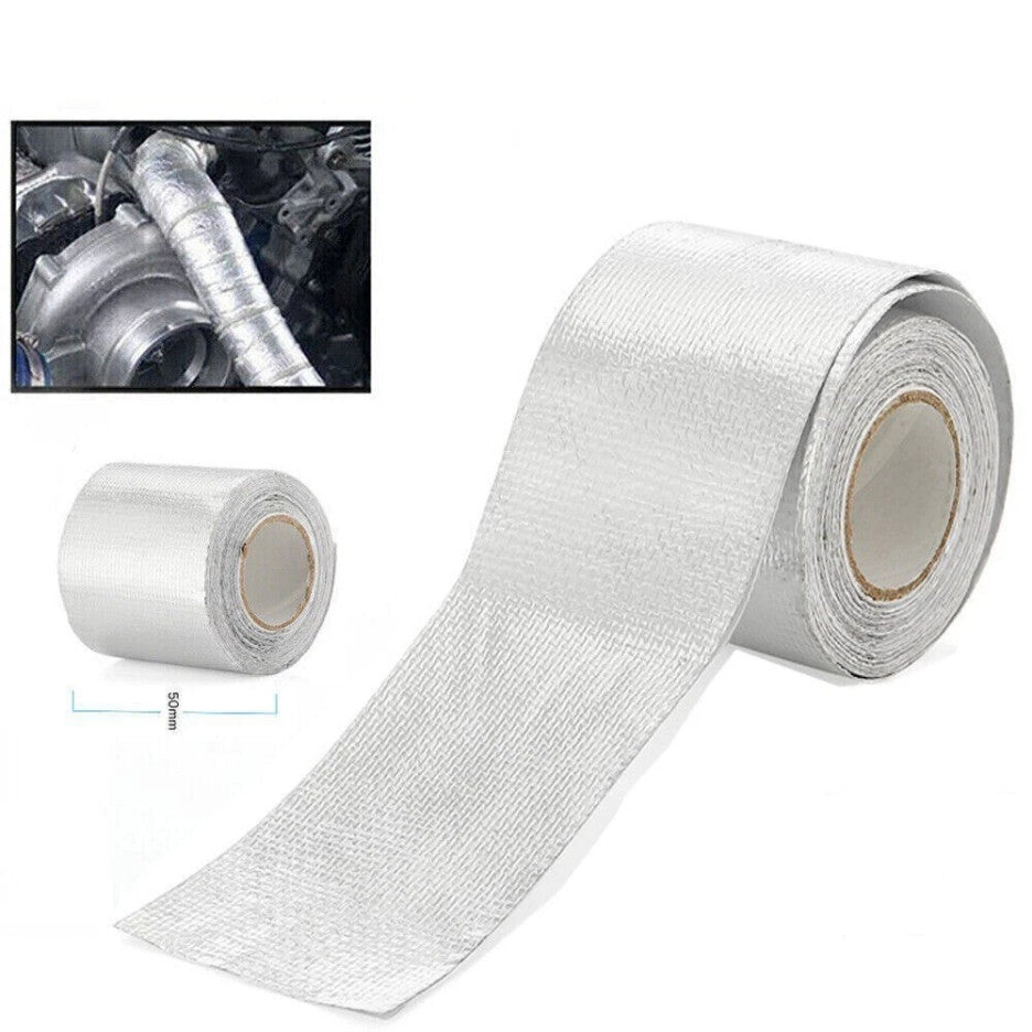 Titanium Exhaust Wrap | High-Temperature Heat Shield | Reduces Engine ...
